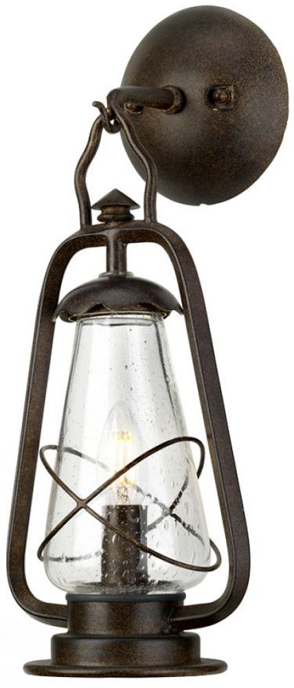 Miners Old Bronze Wall Light 1 Lamp by Elstead (MINERS-WALL) - Bronze ...